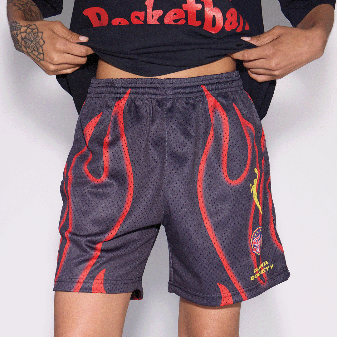 Playa Society WNBA Fever Shorts